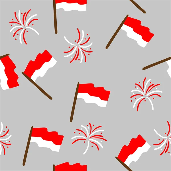 Patrón sin costura Bandera de Indonesia, Bendera Indonesia, merah putih ...