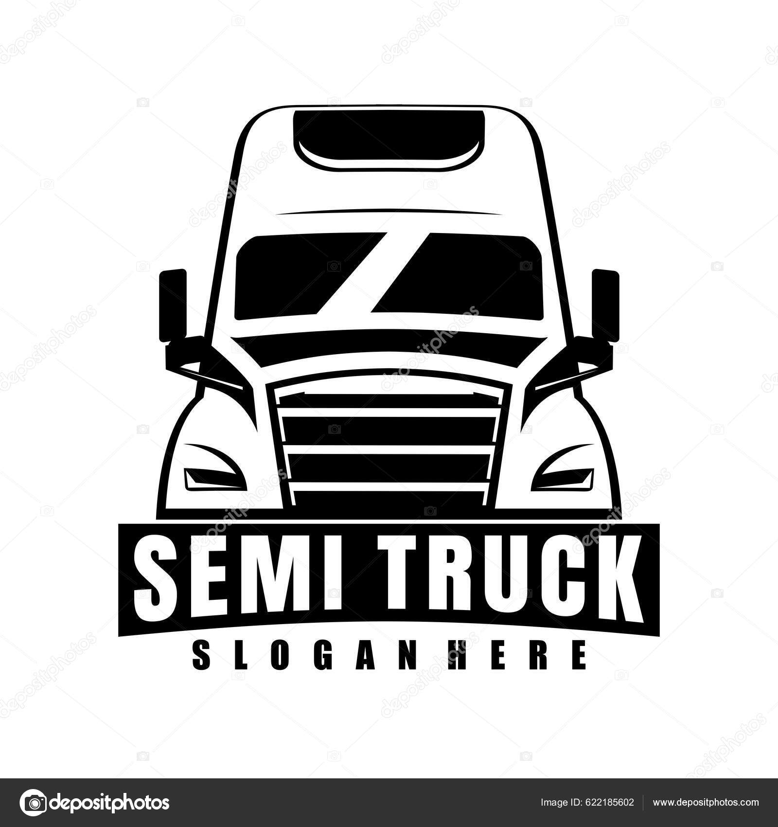 Semi Truck Logo Design