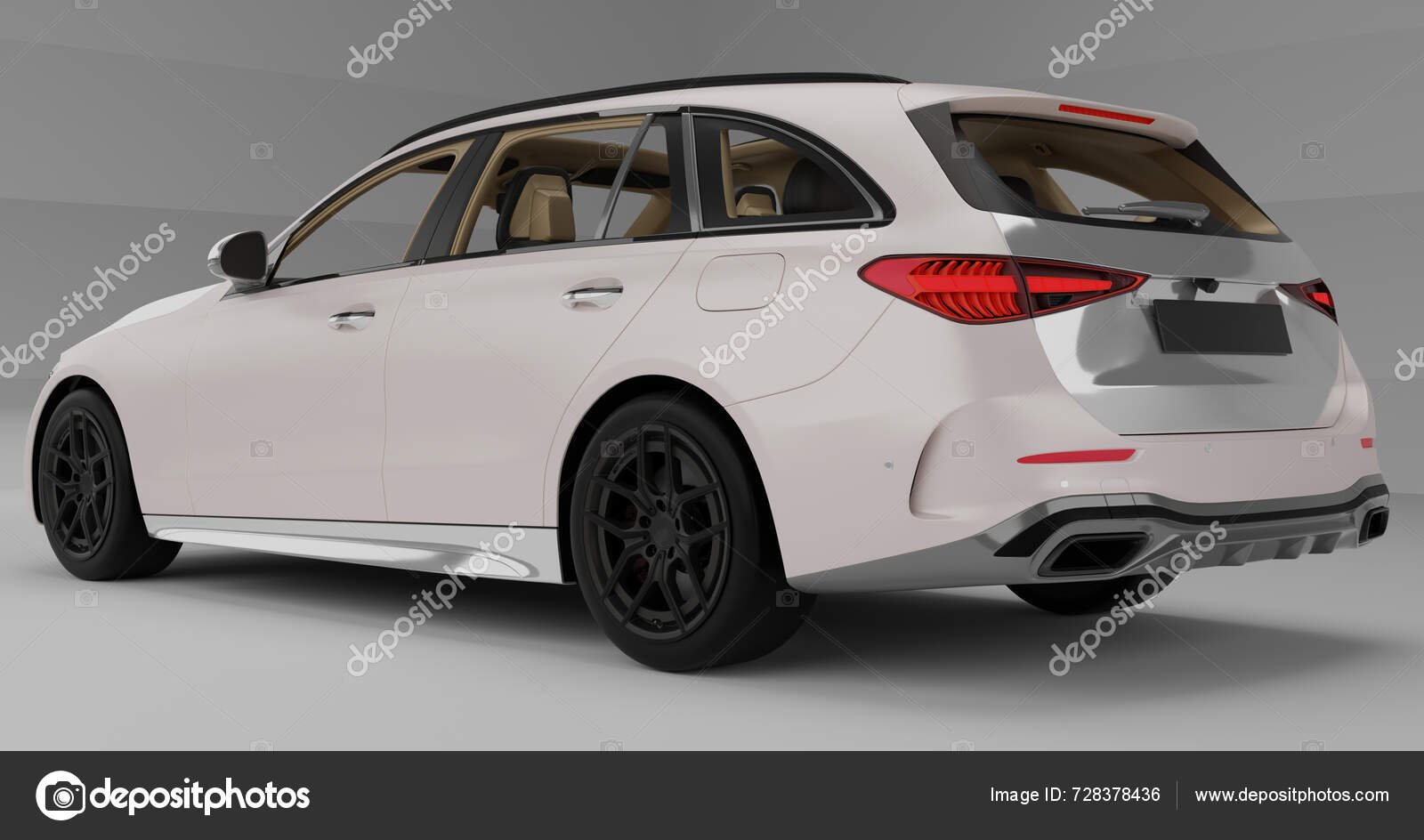 Rendering Mercedes Benz Estate — Stock Editorial Photo © DodoThaBoi ...