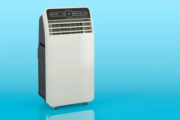 Visualization Cad Model Portable Air Conditioner Blueprint Rendering ...