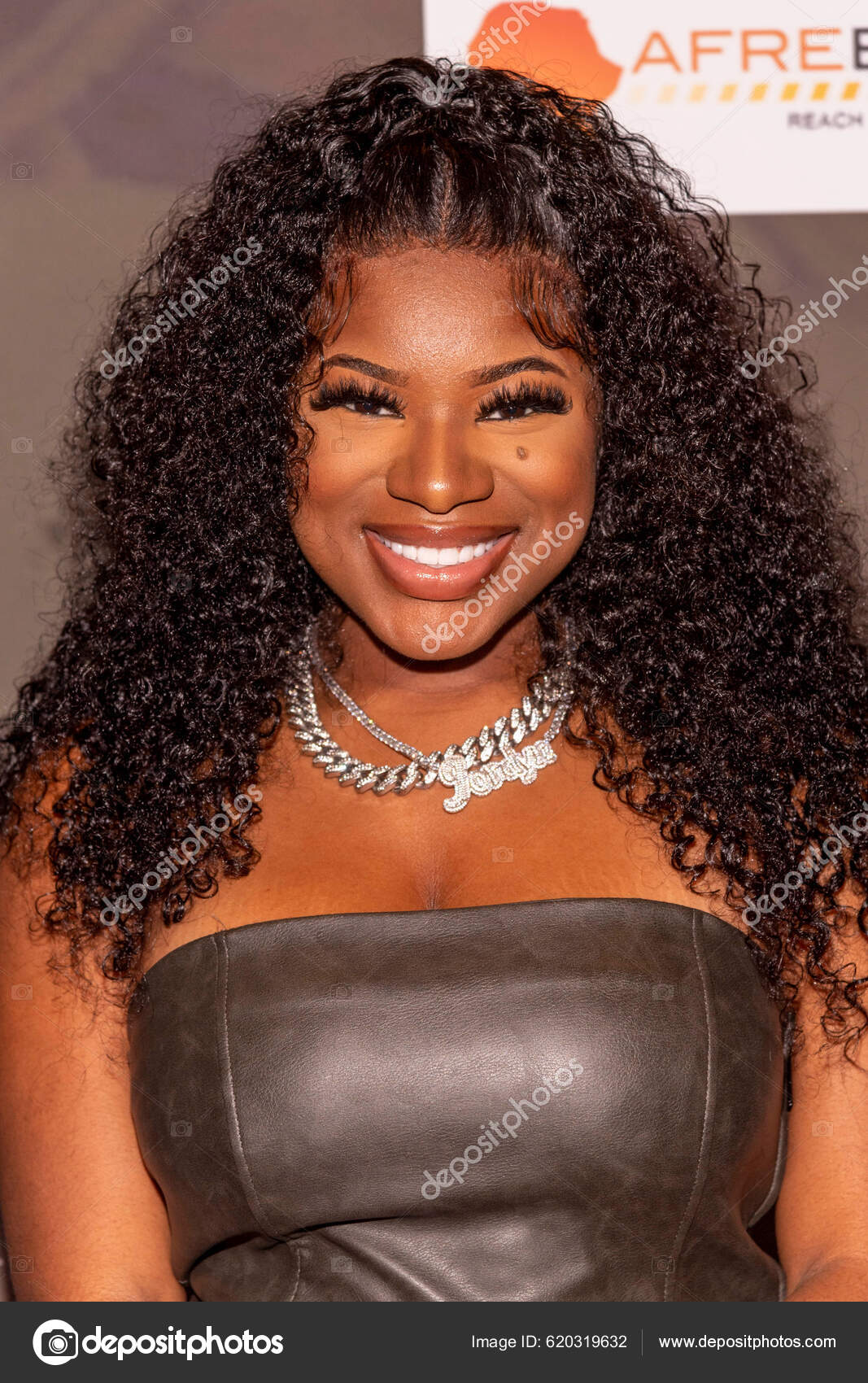 Jordyn Carter Attends 2022 Afro Awards Regal Live Los Angeles – Stock ...