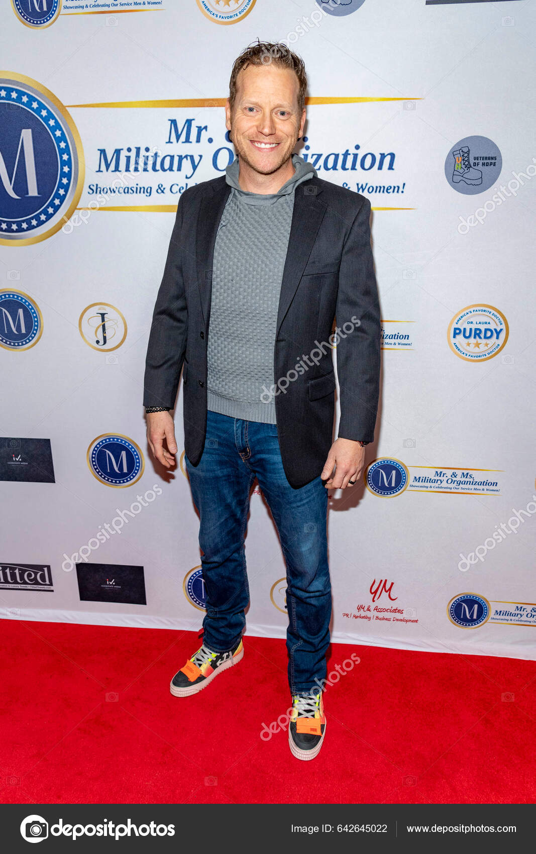 Actor Bourke Floyd Attends 2023 Military Pageant Joan Kroc Theater ...