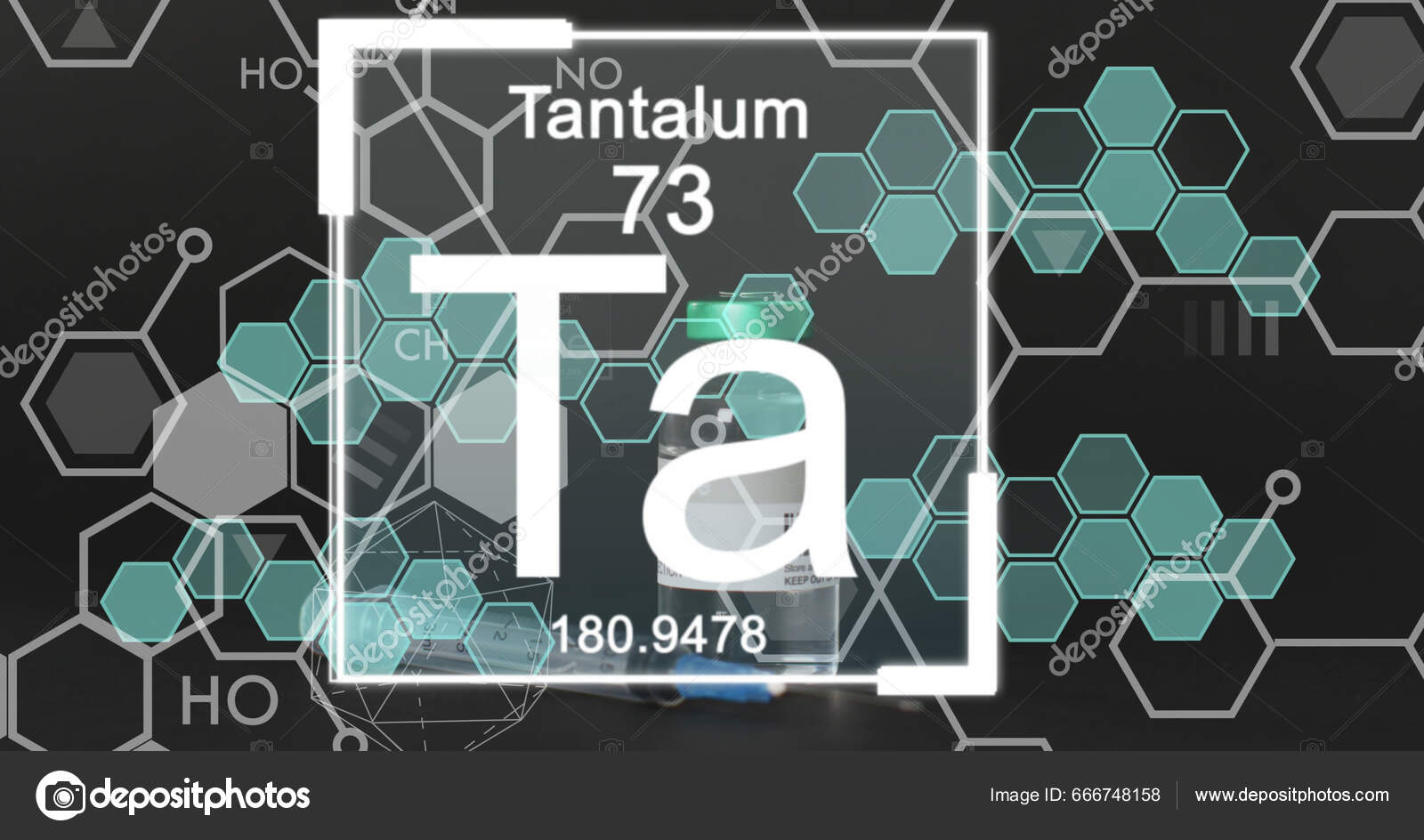 Image Chemical Structures Formulas Vial Global Medicine Digital ...