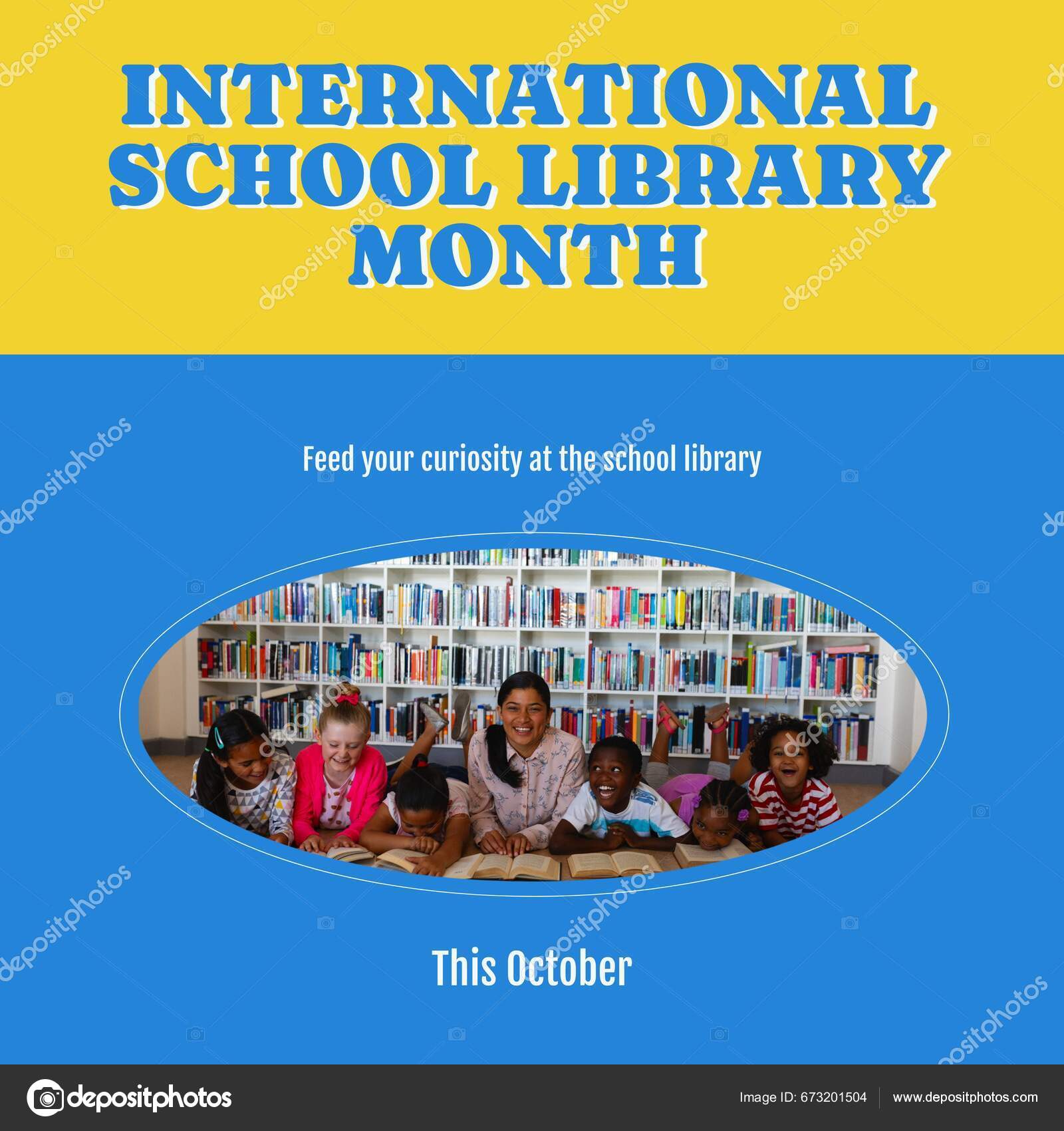 Composite International School Library Month Text Diverse Teacher ...
