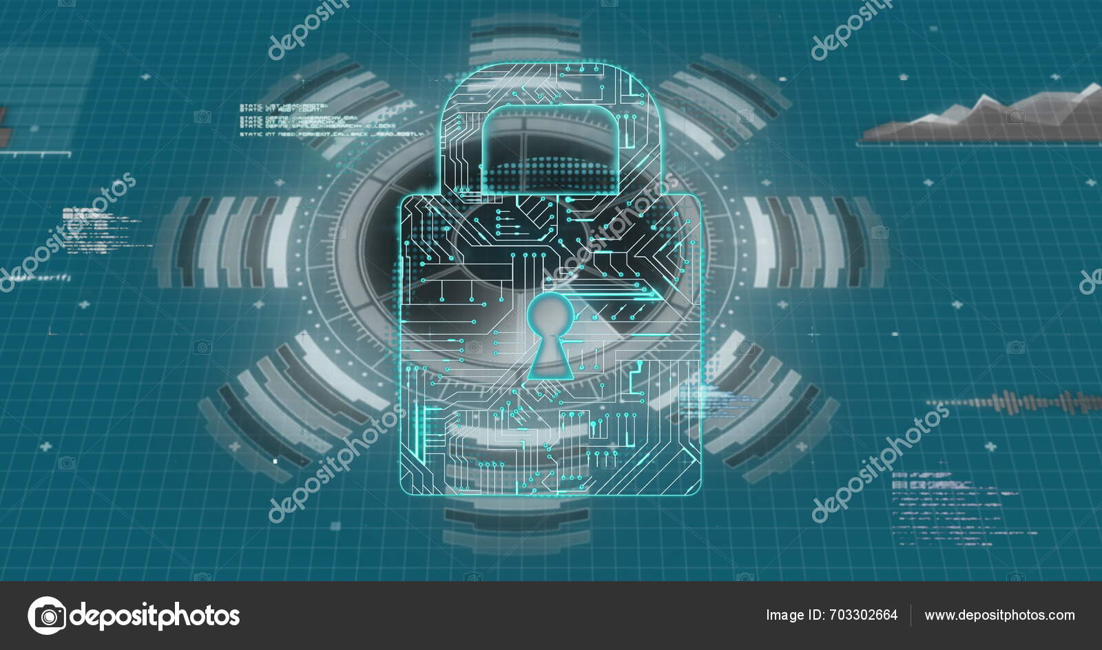 Image Cyber Security Grid Global Connections Social Media Data ...