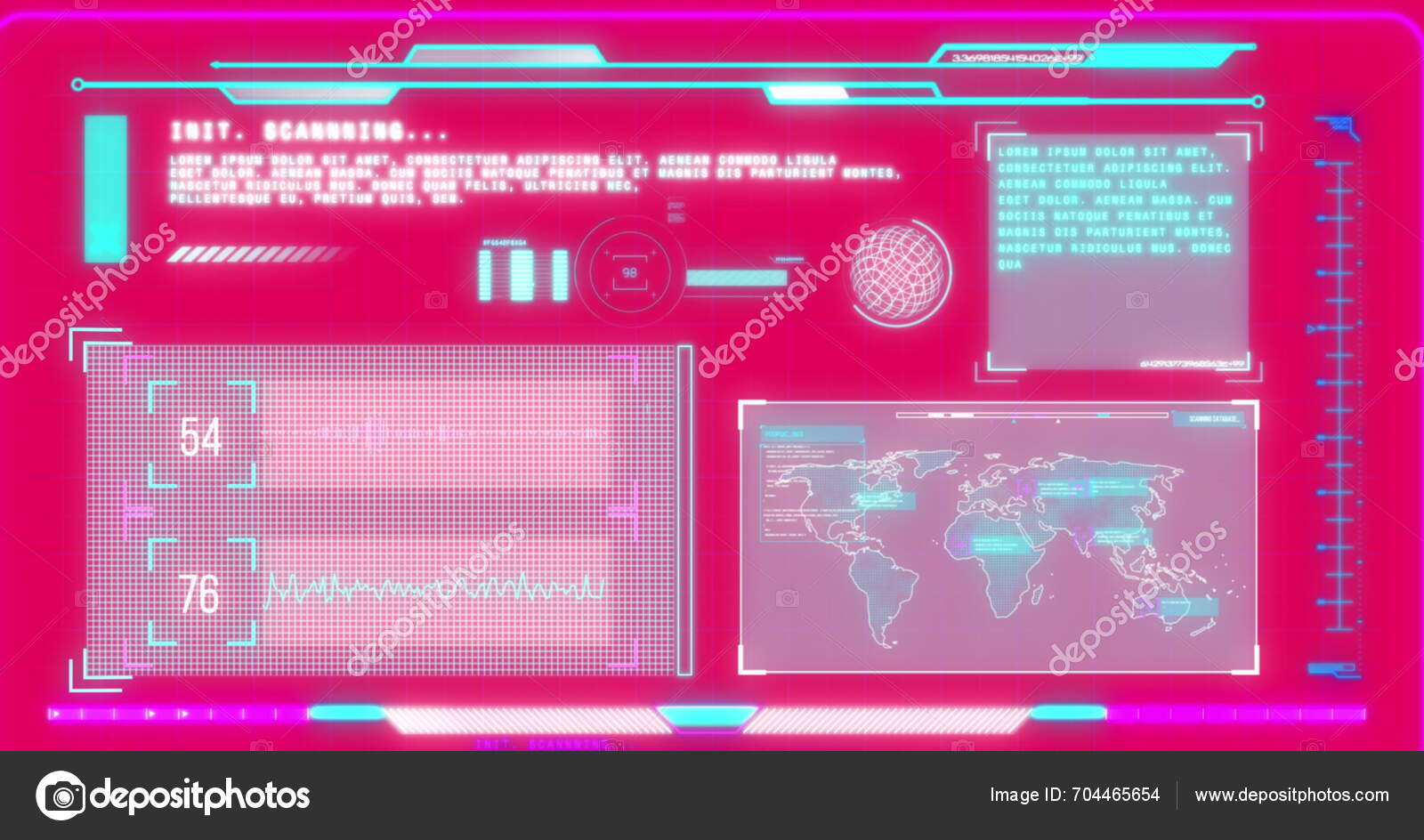 Image Data Processing Interface Digital Interface Communication ...