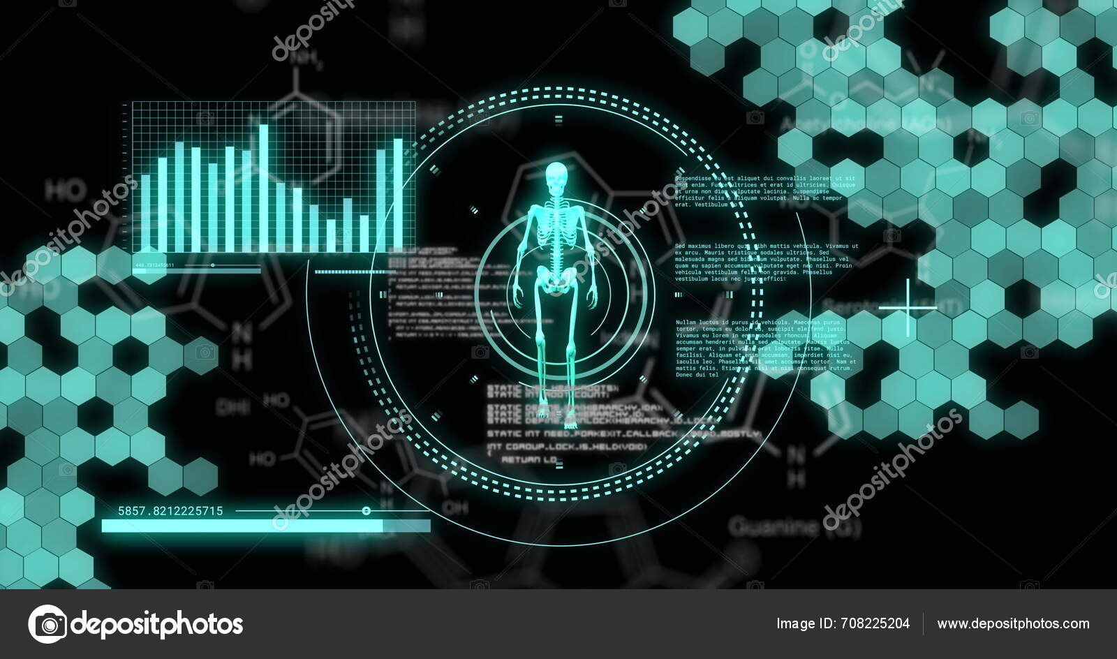 Image Data Processing Human Body Scopes Scanning Global Science ...