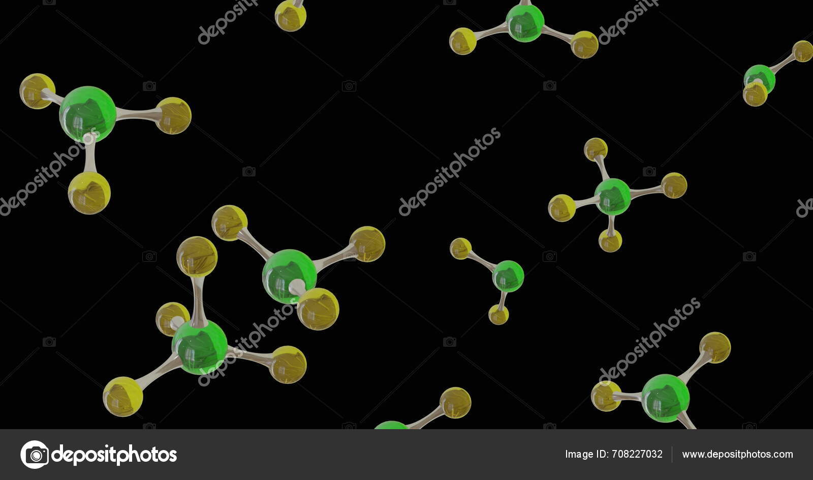 Image Micro Molecules Black Background Global Science Research ...
