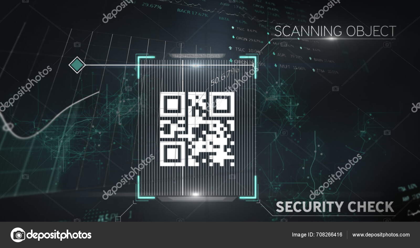 Image Code Scanning Graphs Statistics Rolling Web Connections Black ...