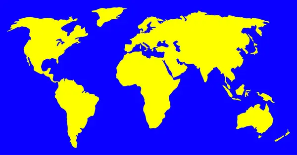 7,418,283 Yellow world map Vector Images | Depositphotos