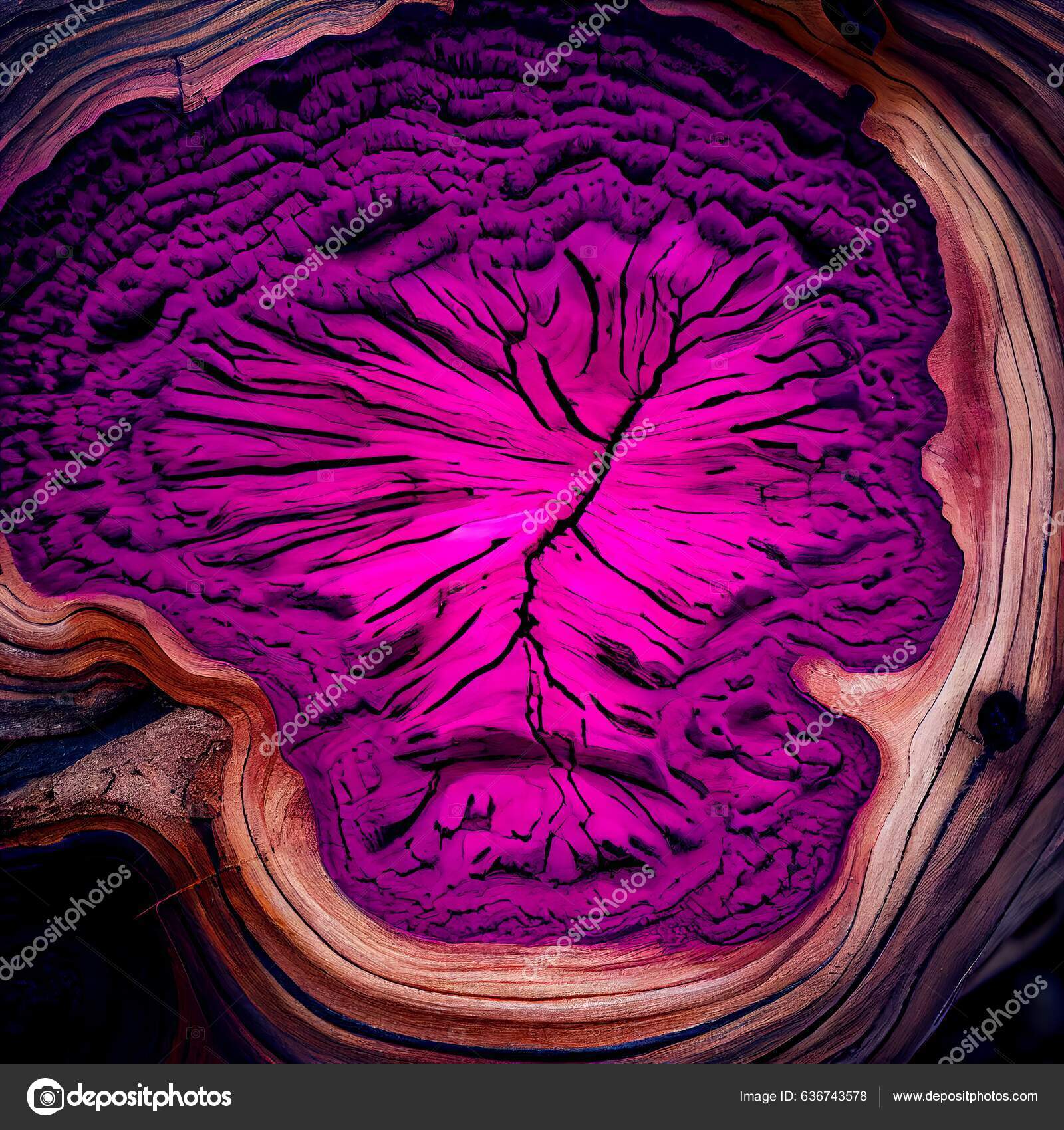 Magenta Burl Wood Surface Abstract Background Decorative Timber Panel ...