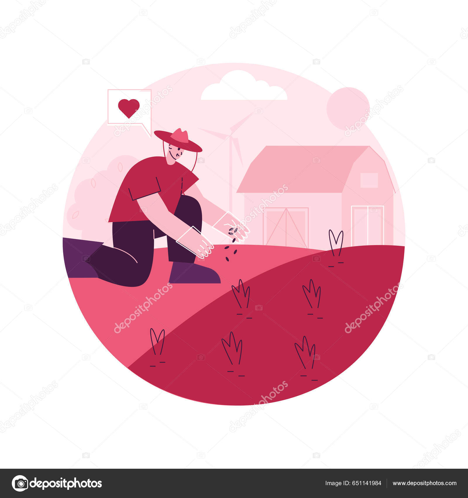 Natural Farming Abstract Concept Vector Illustration Ecological Farming ...