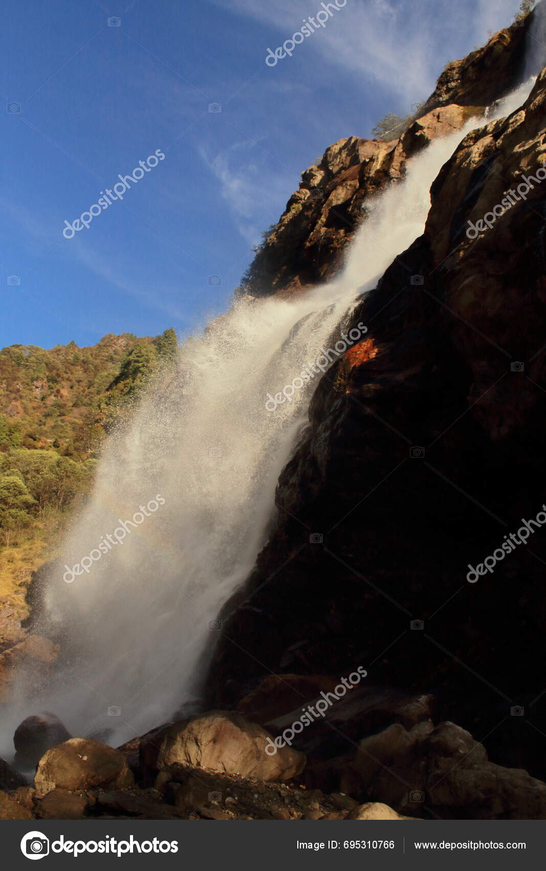 Beautiful Jang Falls Nuranang Waterfall Tawang Hill Station Himalayan ...