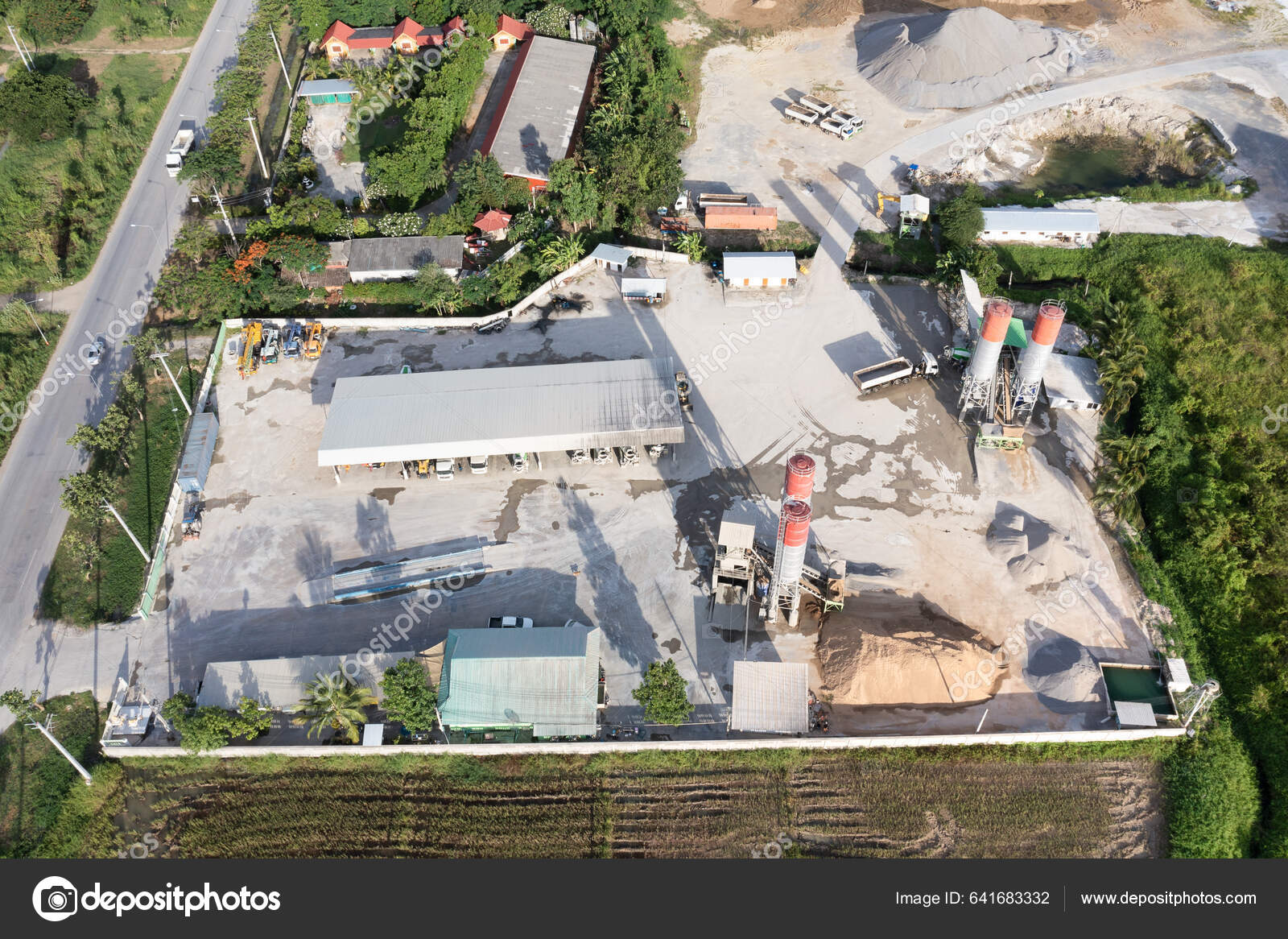 Ready Mix Concrete Plant Layout