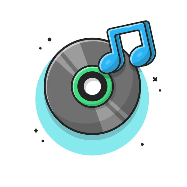 Χαριτωμένη Kawaii Μουσική Σημείωση Γελοιογραφία Εικονογράφηση Διάνυσμα ...