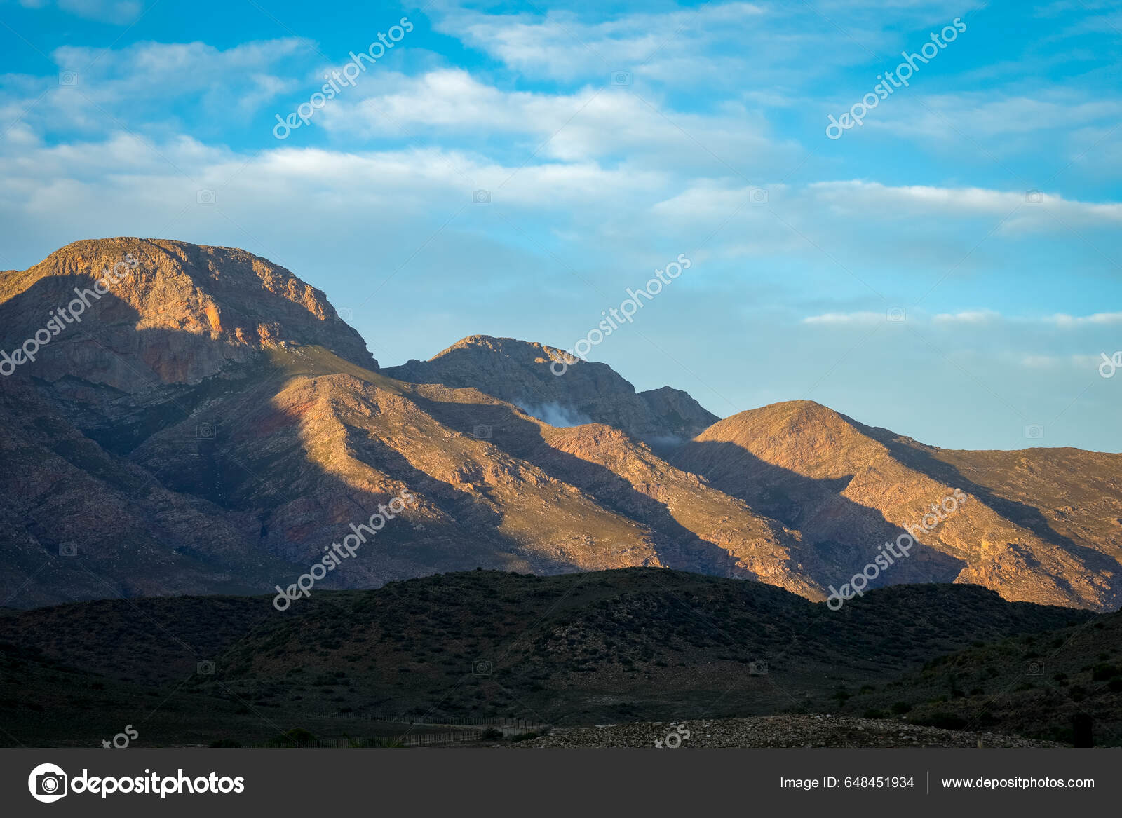 Beautiful Swartberg Range Mountains Klaarstroom Karoo Western Cape ...