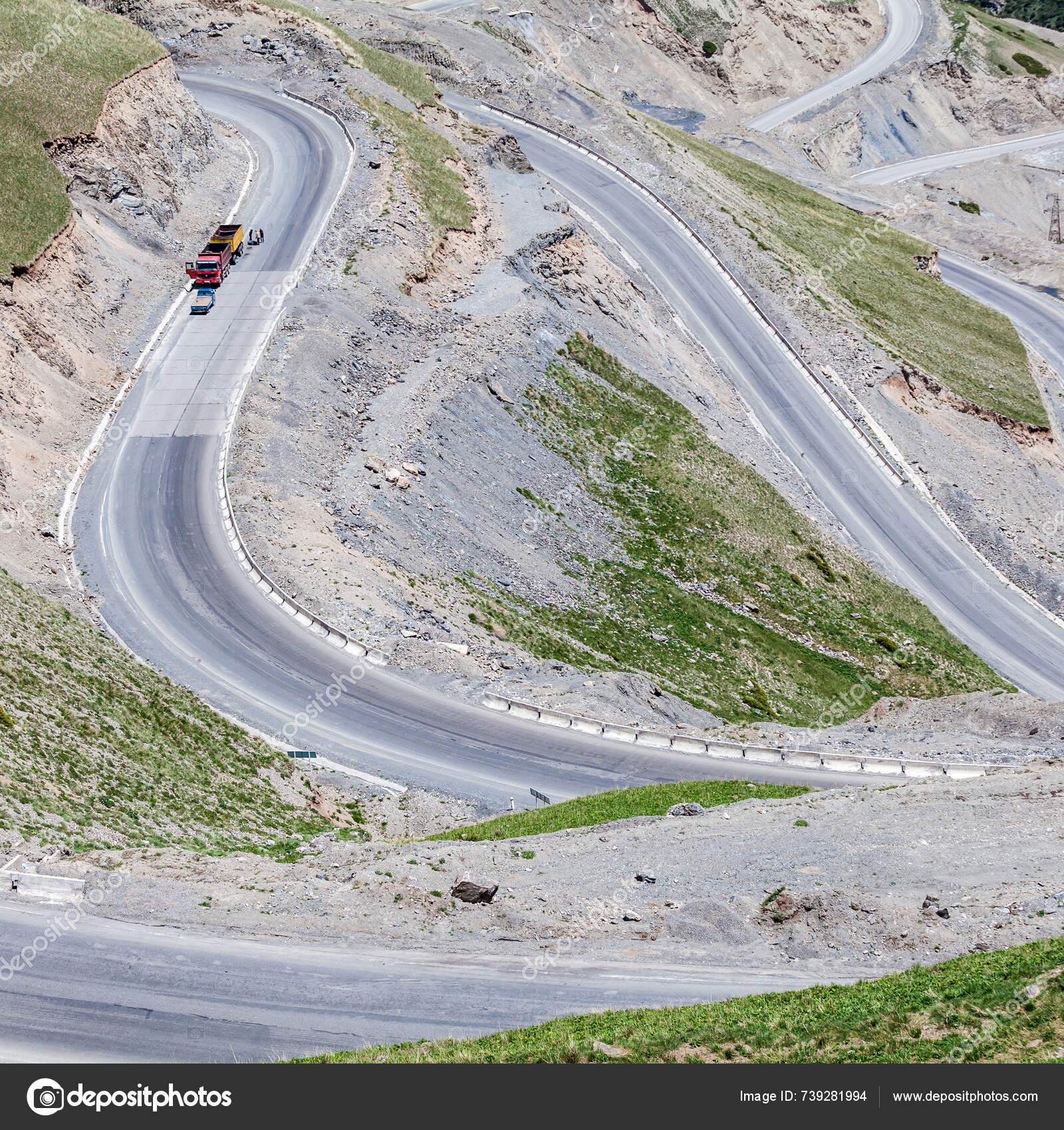 Osh Kyrgyzstan Circa June 2017 Road Osh Sara Tash Kyrgyzstan — Stock ...