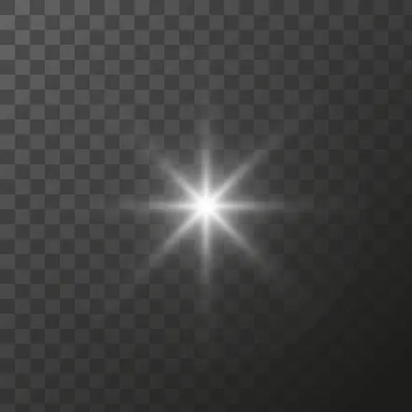 Shining Star Light Rays Glowing Particles Vector Special Effect ...
