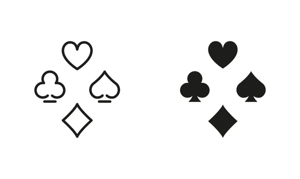 Playing card symbols Vector Images | Depositphotos