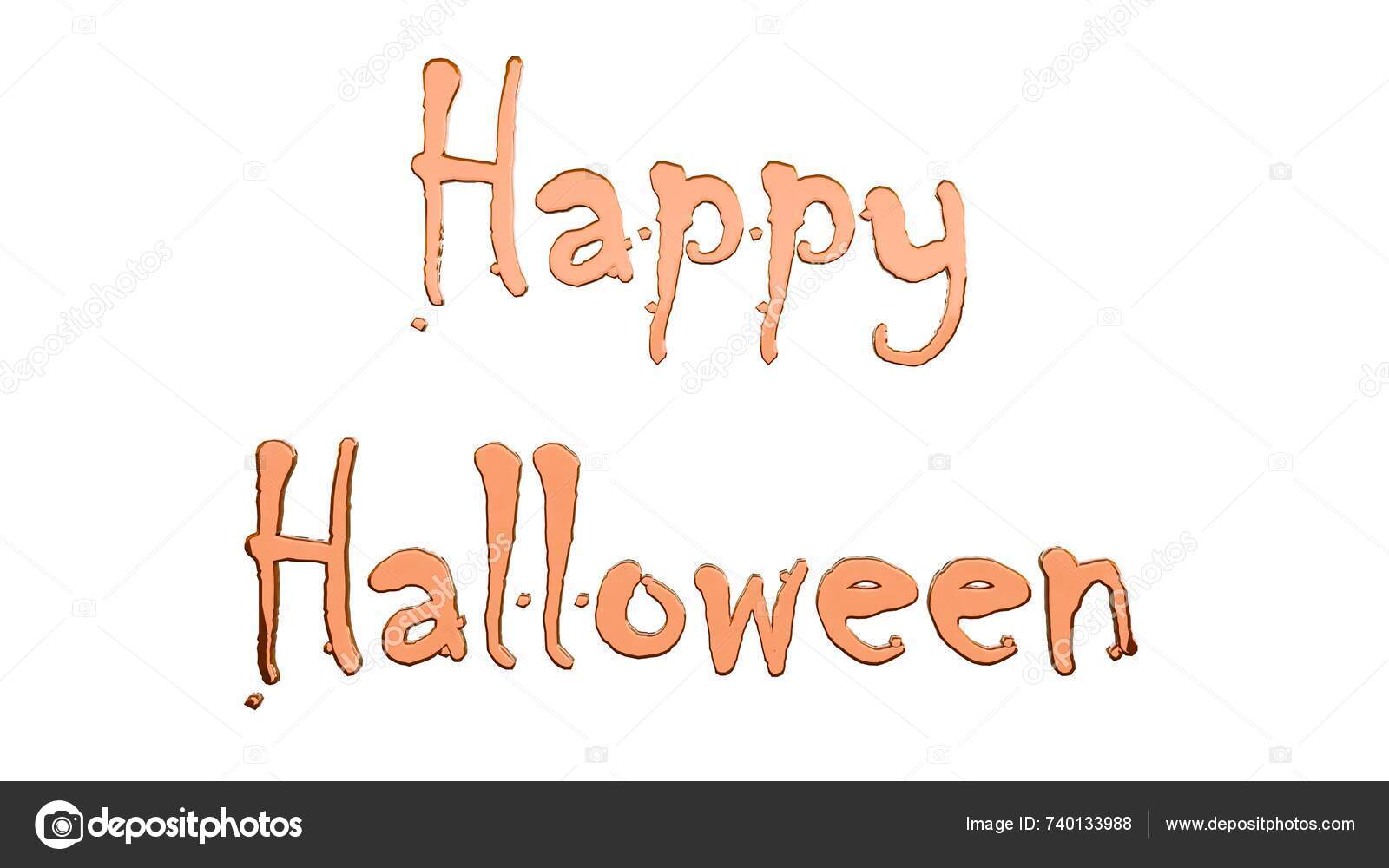 Text Happy Halloween Transparent Background — Stock Photo © GarnaZarina ...