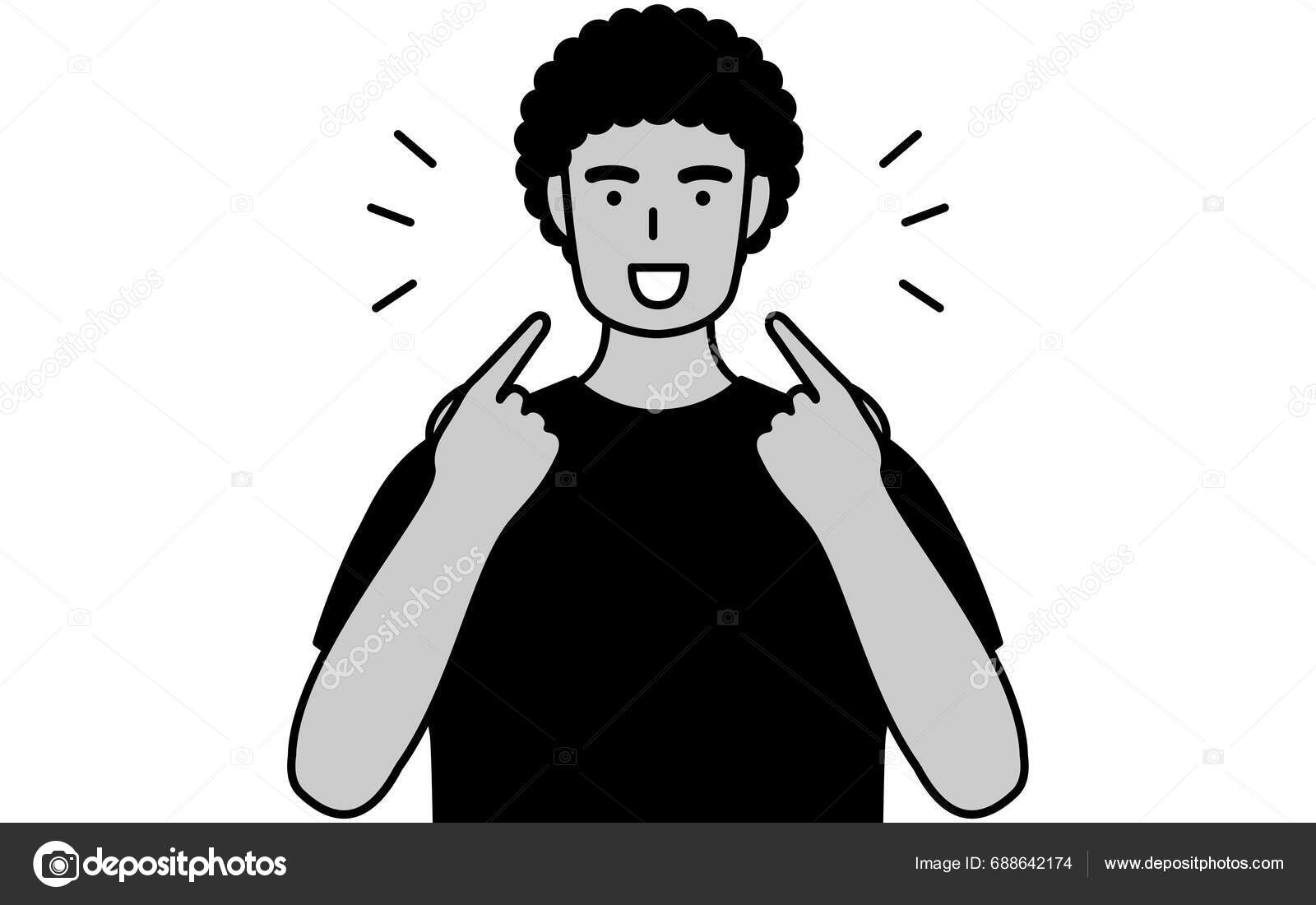Young Black Man Teaching Pronunciation English Conversation Pointing ... Young Black Man Teaching Pronunciation English Conversation Pointing ...
