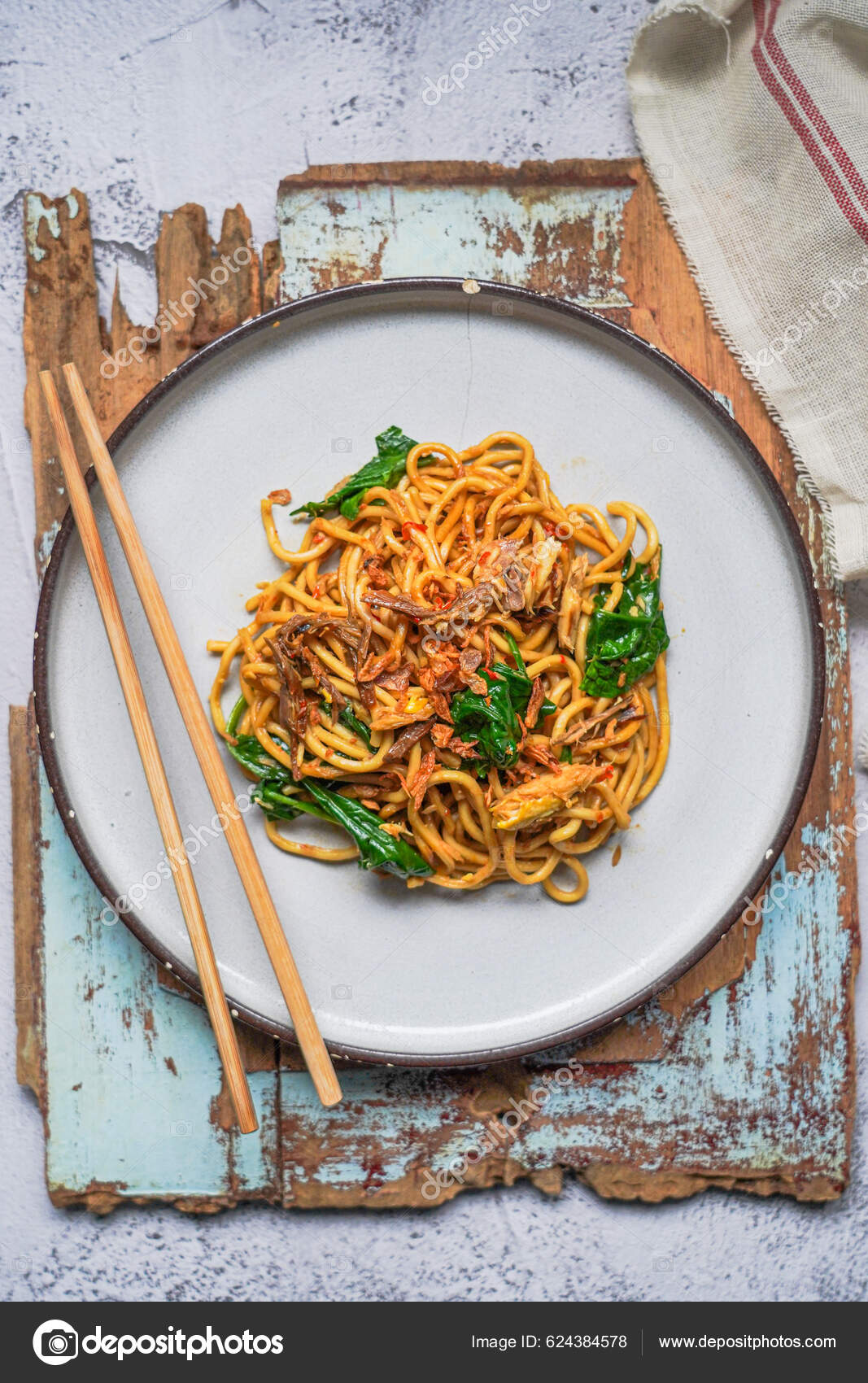 Mie Goreng Cakalang Skipjack Tuna Fried Noodle Manado North Sulawesi ...