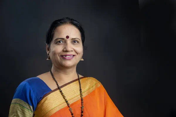 Portrait Happy Indian Woman Saree Stock Photo by ©CRSPHOTOS 682856160 Portrait Happy Indian Woman Saree Stock Photo by ©CRSPHOTOS 682856160