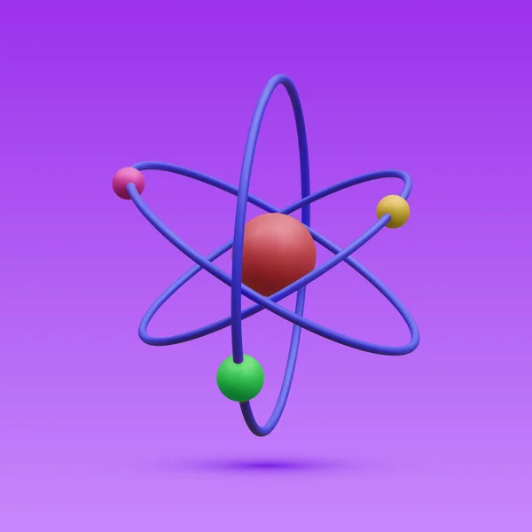 Model atom bohr imágenes de stock de arte vectorial | Depositphotos