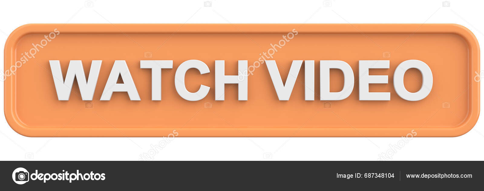 Watch Video Button Illustration — Stock Photo © piyaphat50@gmail.com ...