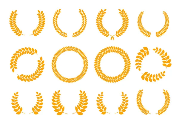 100,000 Wheat wreath Vector Images | Depositphotos