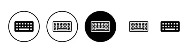 Keyboard Icon Vector Isolated White Background Keyboard Vector Symbol ...