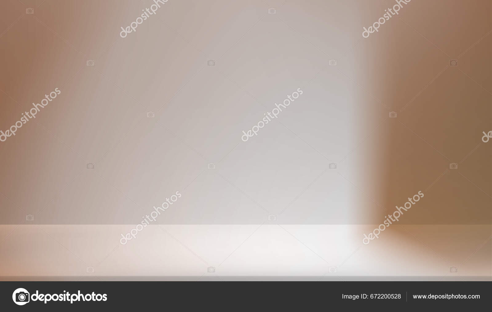 Studio Background Display Shadow Effect Beige Cement Wall Room ...