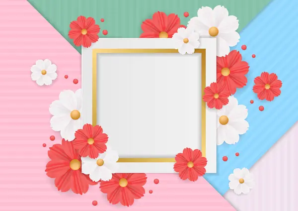 10,550,934 Simple flower frame Vector Images | Depositphotos