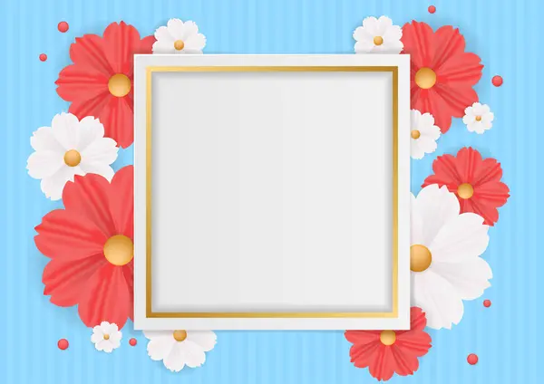 10,550,934 Simple flower frame Vector Images | Depositphotos