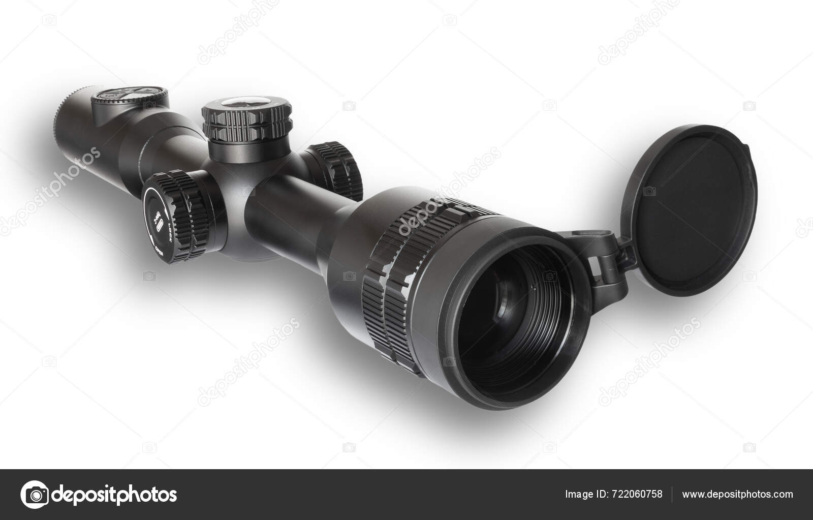 Drop Shadow Angled View Front Night Vision Rifle Scope Uses — Stock ...