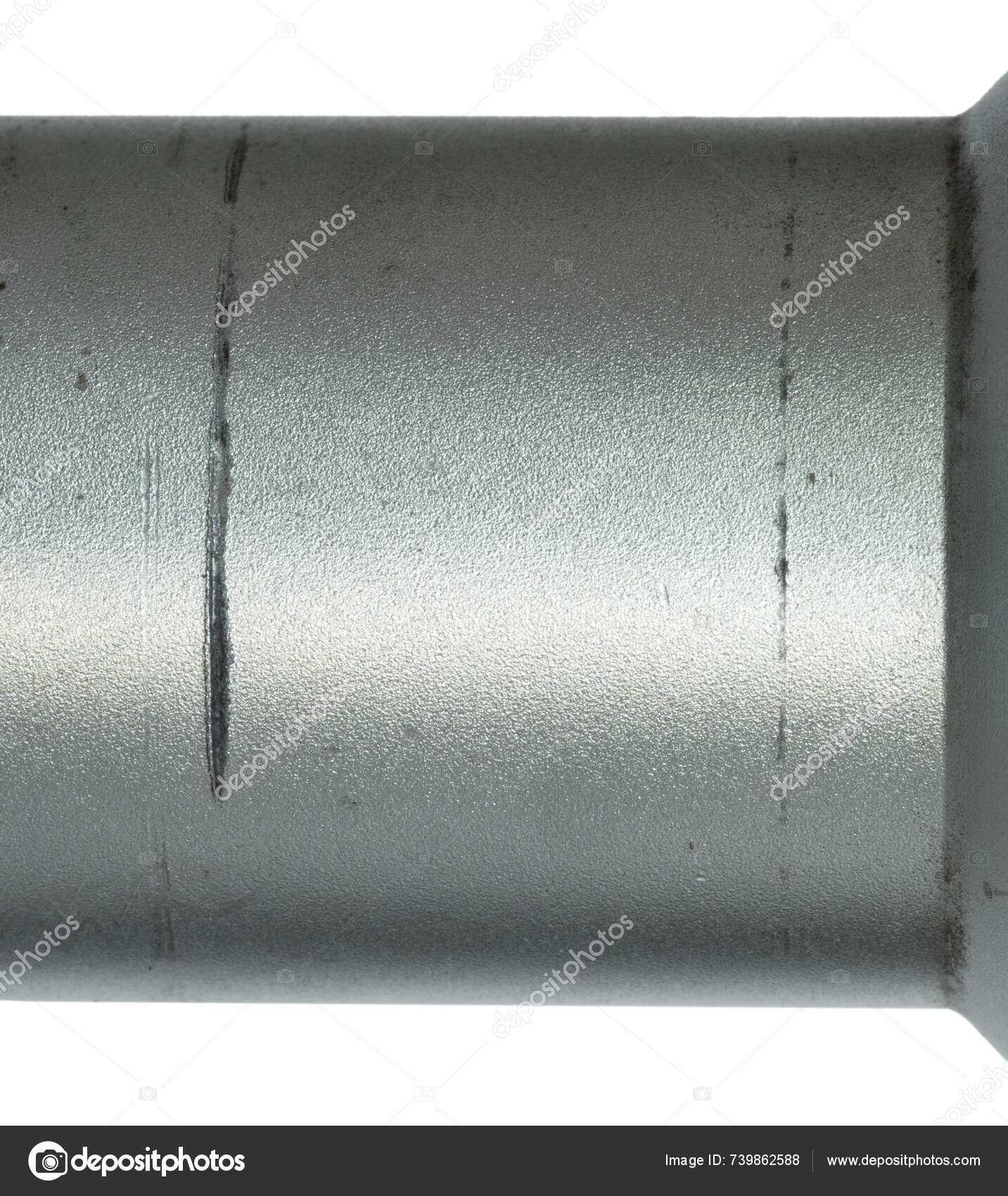 Scratches Caused Overtightening Rings Silver Colored Magnified Rifle ...