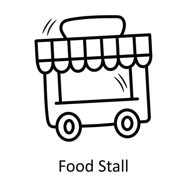Food stall Vector Images | Depositphotos