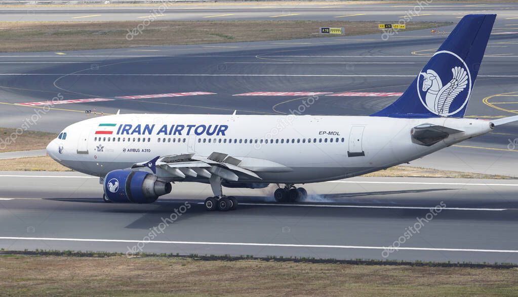 ISTANBUL, TURKIYE - AUGUST 06, 2022: Iran Air Tour Airbus 310-325 (644 ...
