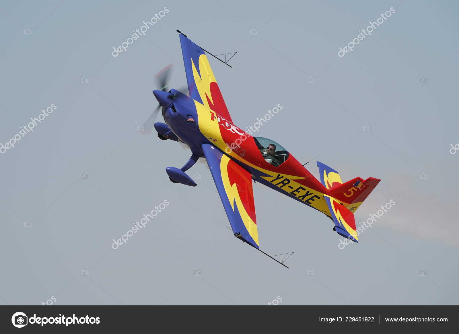 Eskisehir Turkiye September 2023 Romanian Hawks Aerobatics Team Extra ...