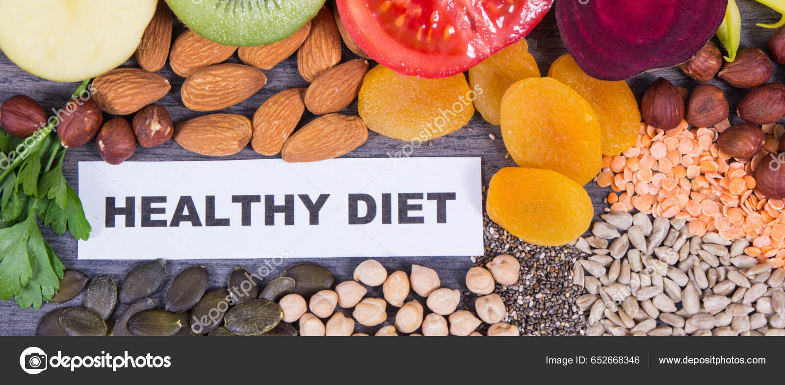 Nutritious Healthy Eating Source Natural Vitamin Potassium Minerals ...