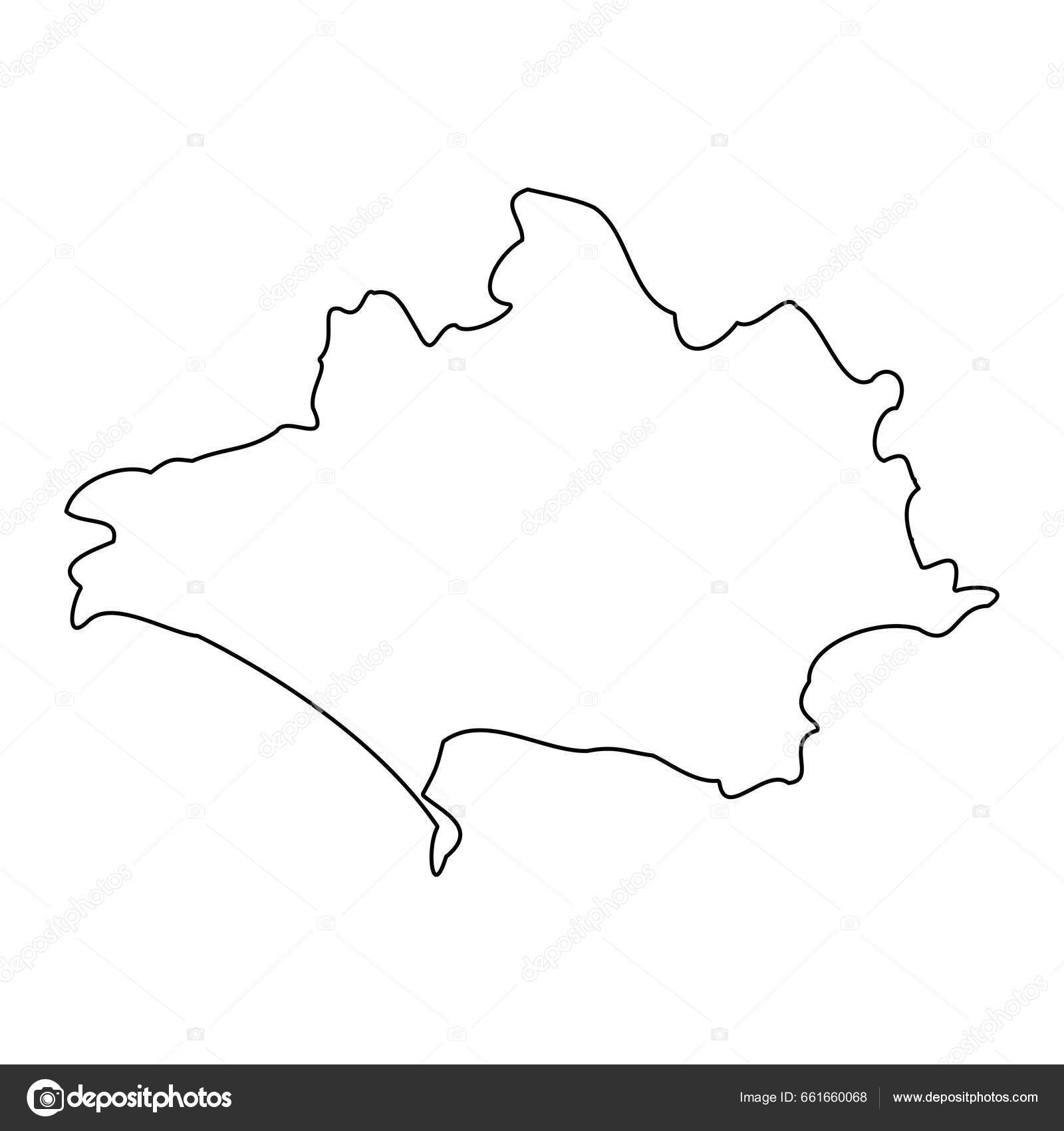Dorset Map Ceremonial County England Vector Illustration Stock Vector ...
