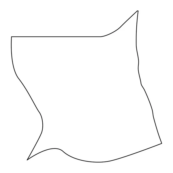 Rafah Governorate Map Administrative Division Palestine Vector ...