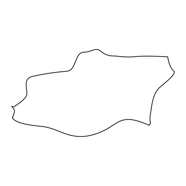 Rafah Governorate Map Administrative Division Palestine Vector ...