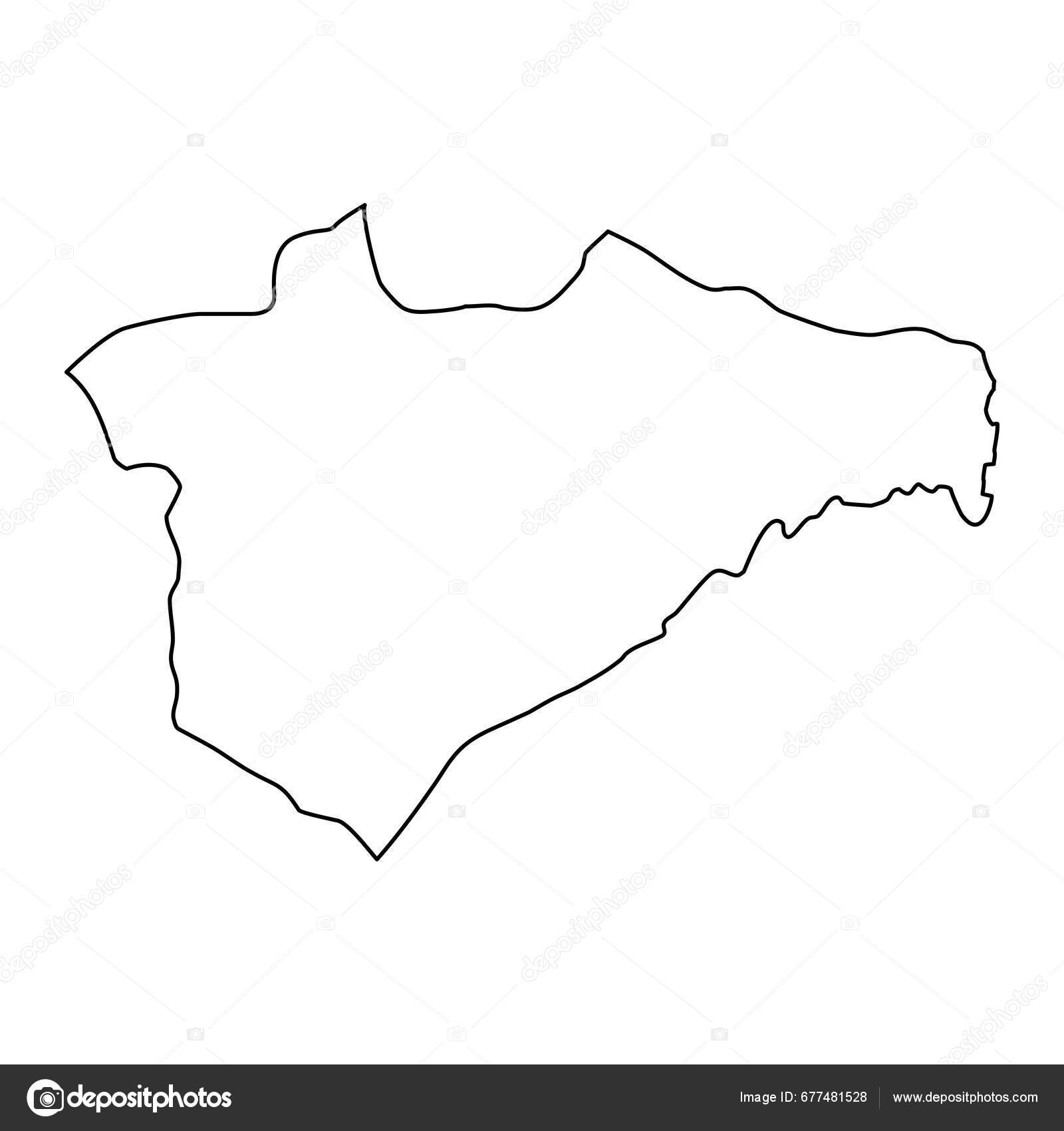 Jerusalem District Map Administrative Division Israel Stock Vector by ... Jerusalem District Map Administrative Division Israel Stock Vector by ...