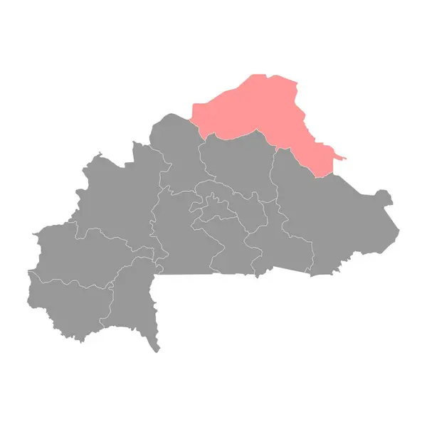 Karaganda Region Map Administrative Division Kazakhstan Vector ...