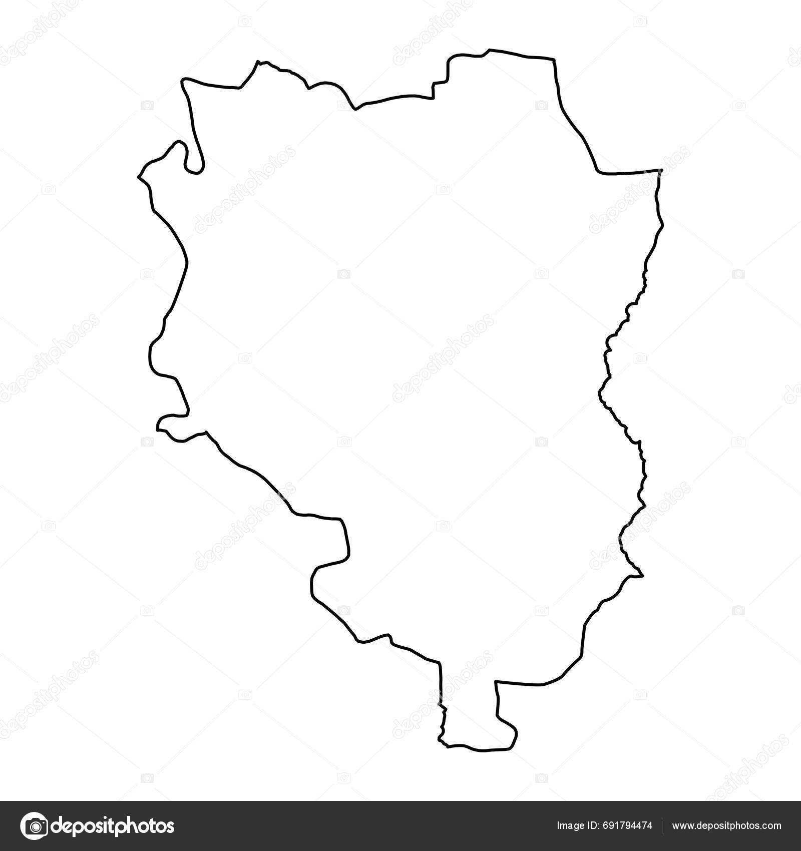 Sankuru Province Map Administrative Division Democratic Republic Congo ...