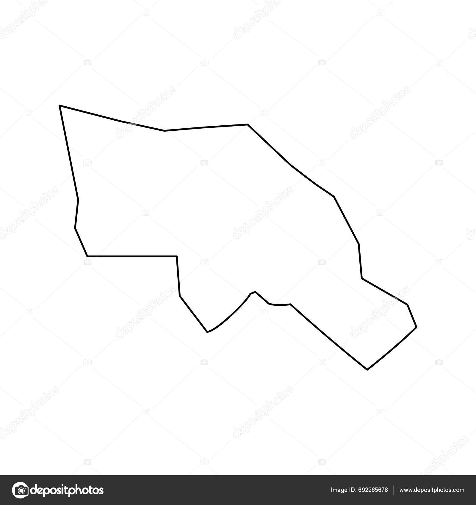 Bulawayo City Map Administrative Division Zimbabwe Vector Illustration ...