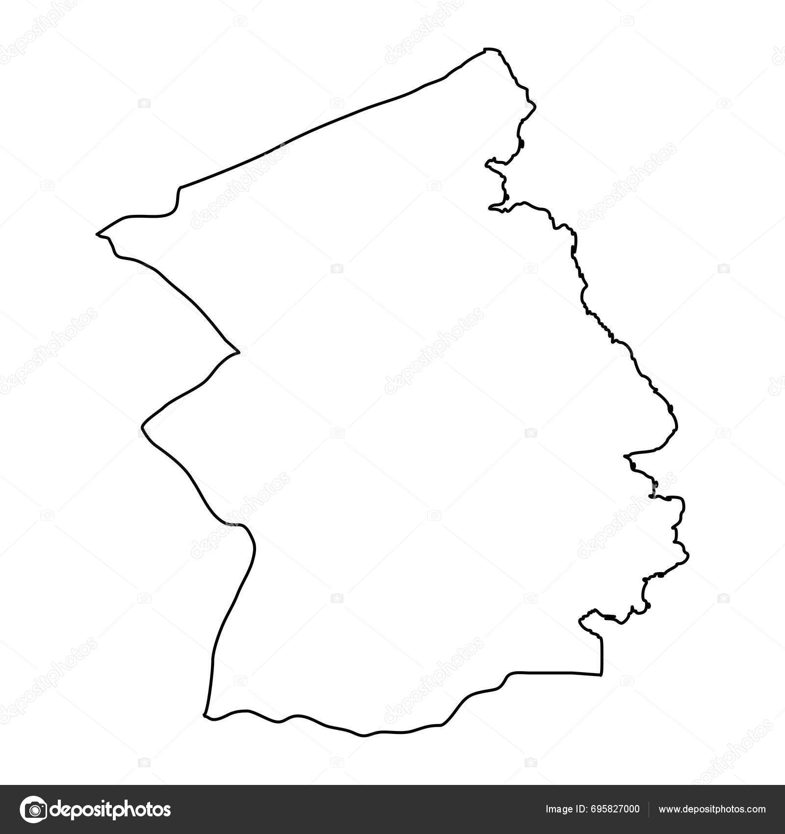 Flacq District Map Administrative Division Mauritius Vector ...