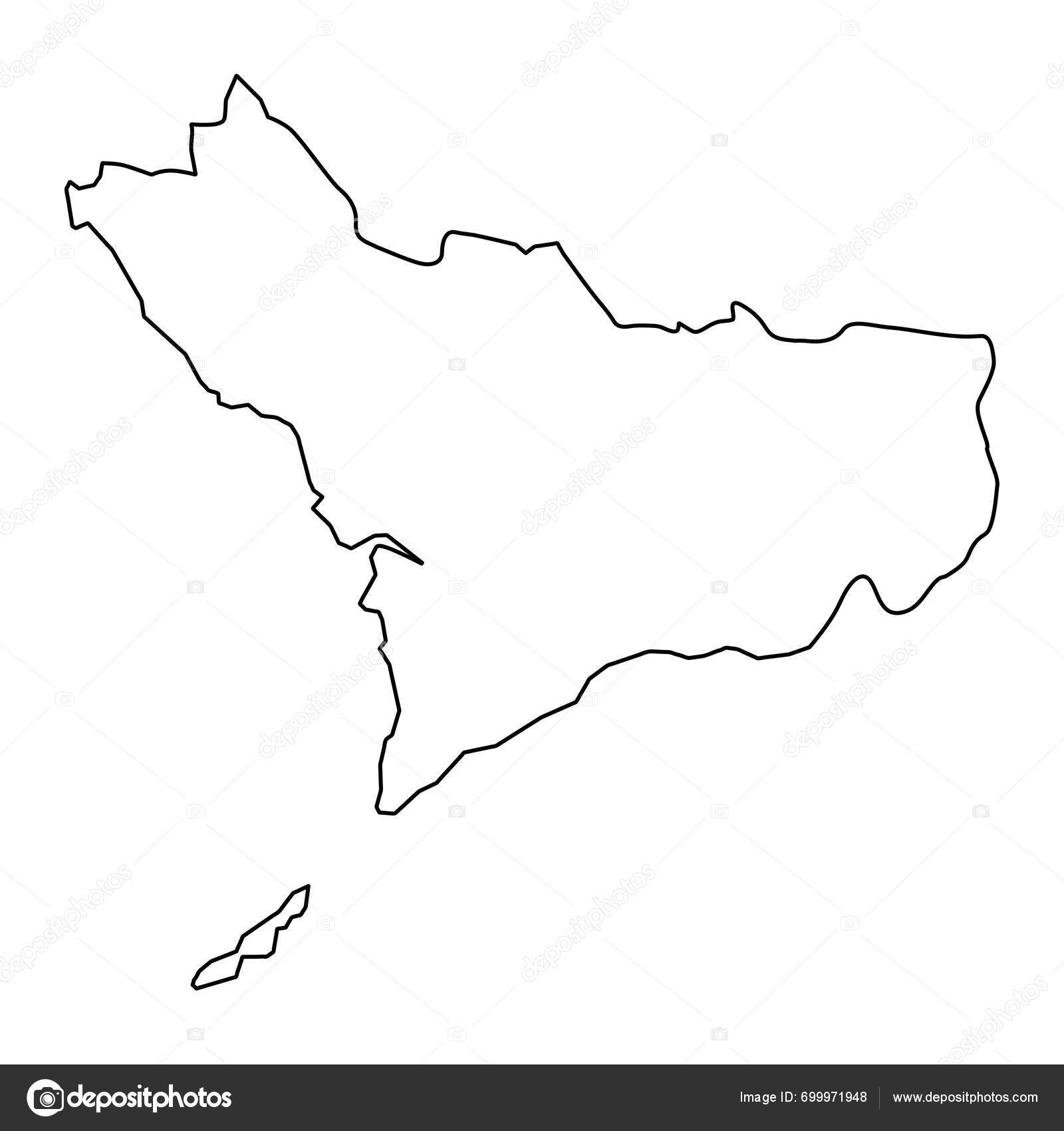 Western Area Rural District Map Administrative Division Sierra Leone ...