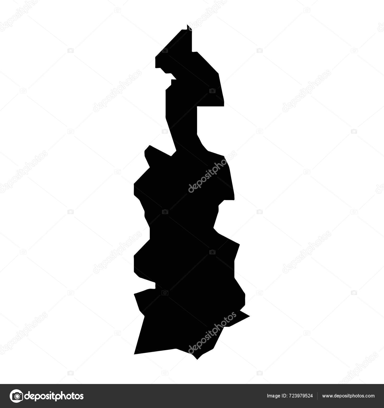 Guaynabo Mapa División Administrativa Puerto Rico Ilustración Vectorial ...